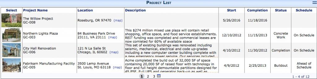 Project List Overview – Spitfire Client Services Project List Overview – Spitfire Client Services