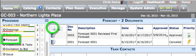 Creating a Forecast – Spitfire Client Services Creating a Forecast – Spitfire Client Services